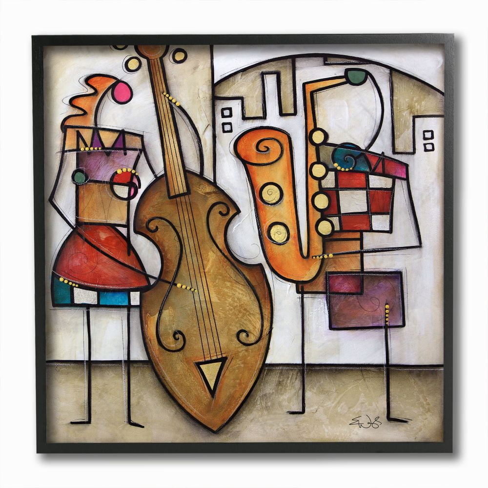 Stupell Home Décor Printed Abstract Framed Art Print, by Eric Waugh ...