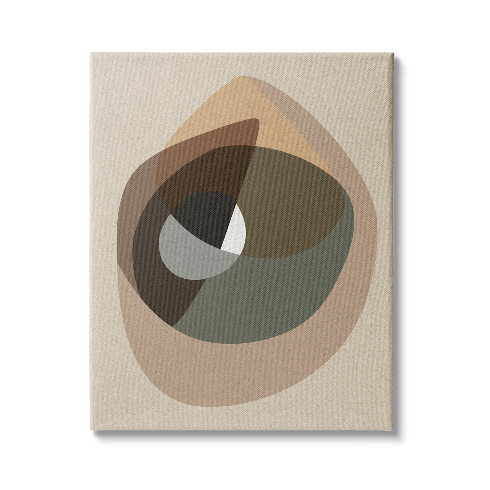 Stupell Indtries Desert Shape Abstract Collage Layered Contrasting ...