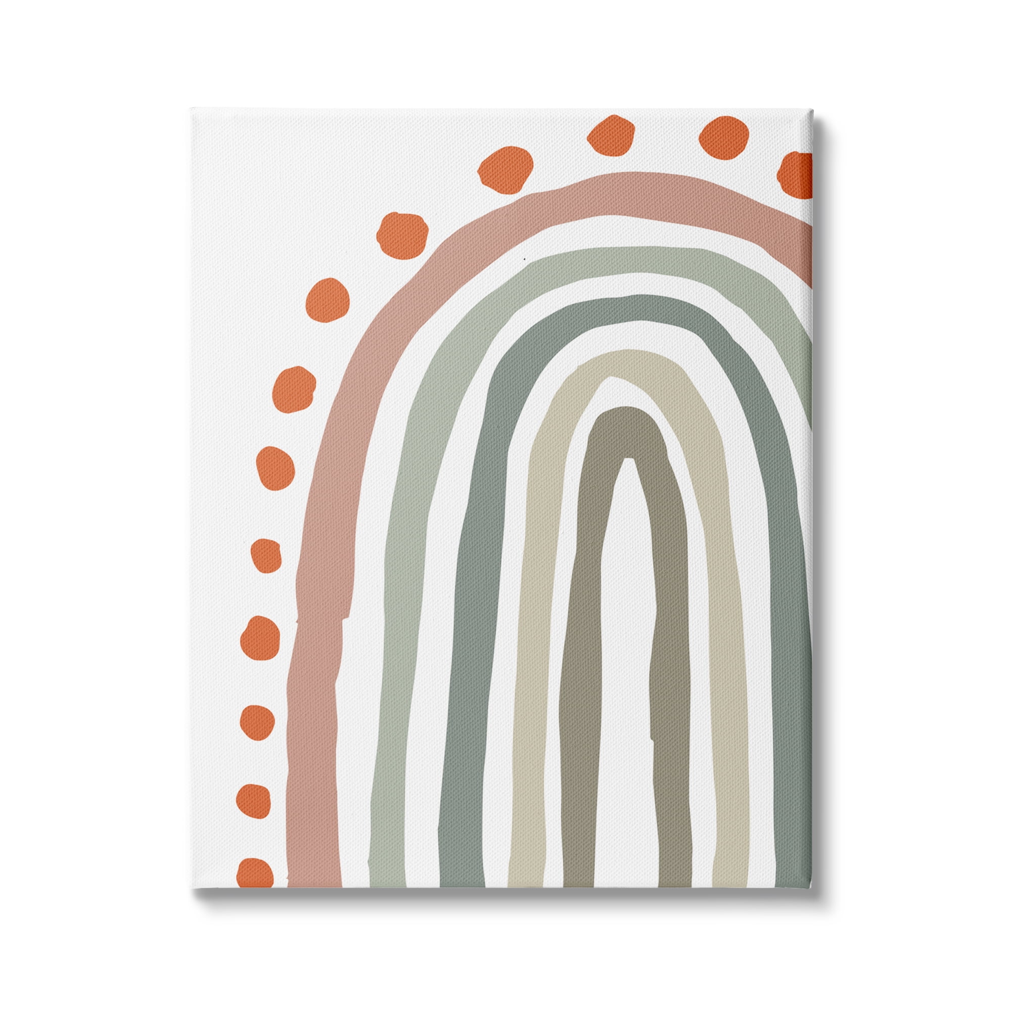 Stupell Earth Tone Rainbow Canvas Art - 16 x 20 Inches - Walmart.com