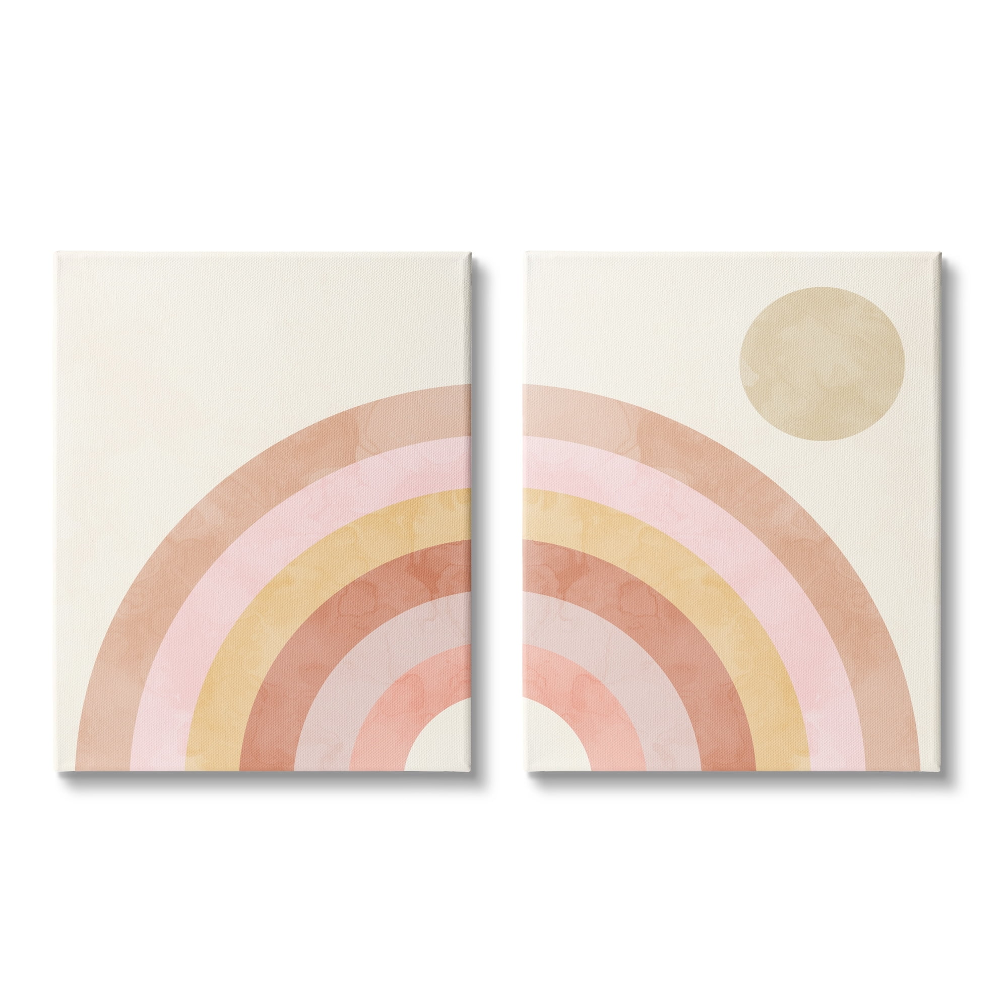 Stupell Indtries Sun Bleached Desert Rainbow Rising Sun Pink Orange,24 ...