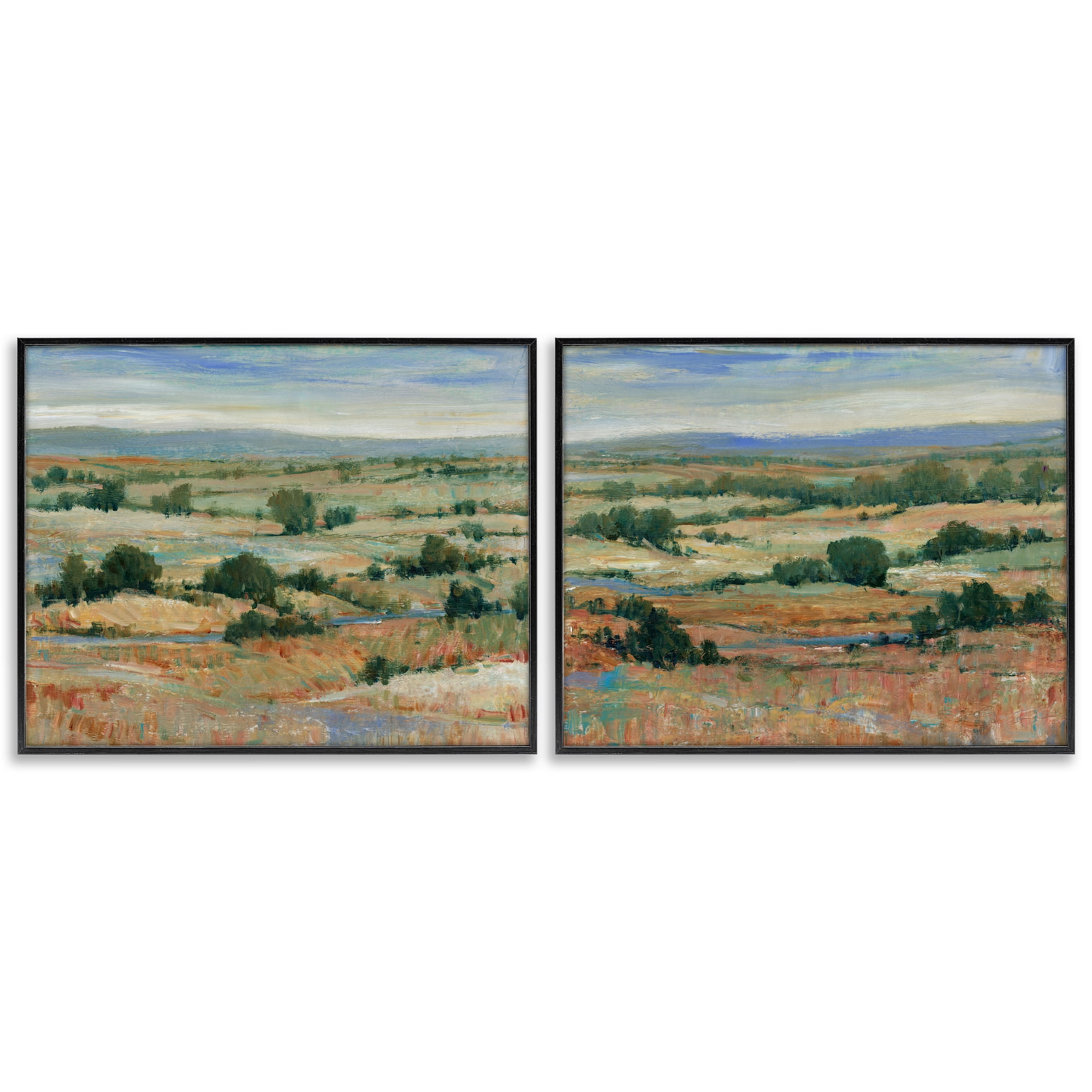 Stupell Industries Abstract Farm Field Landscape Landscape & Nature ...