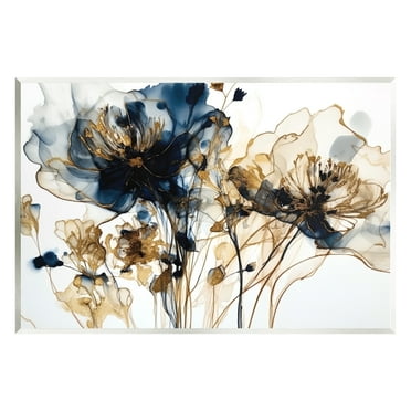 Stupell Industries Americana Floral Bouquets Rustic Flowers Country ...