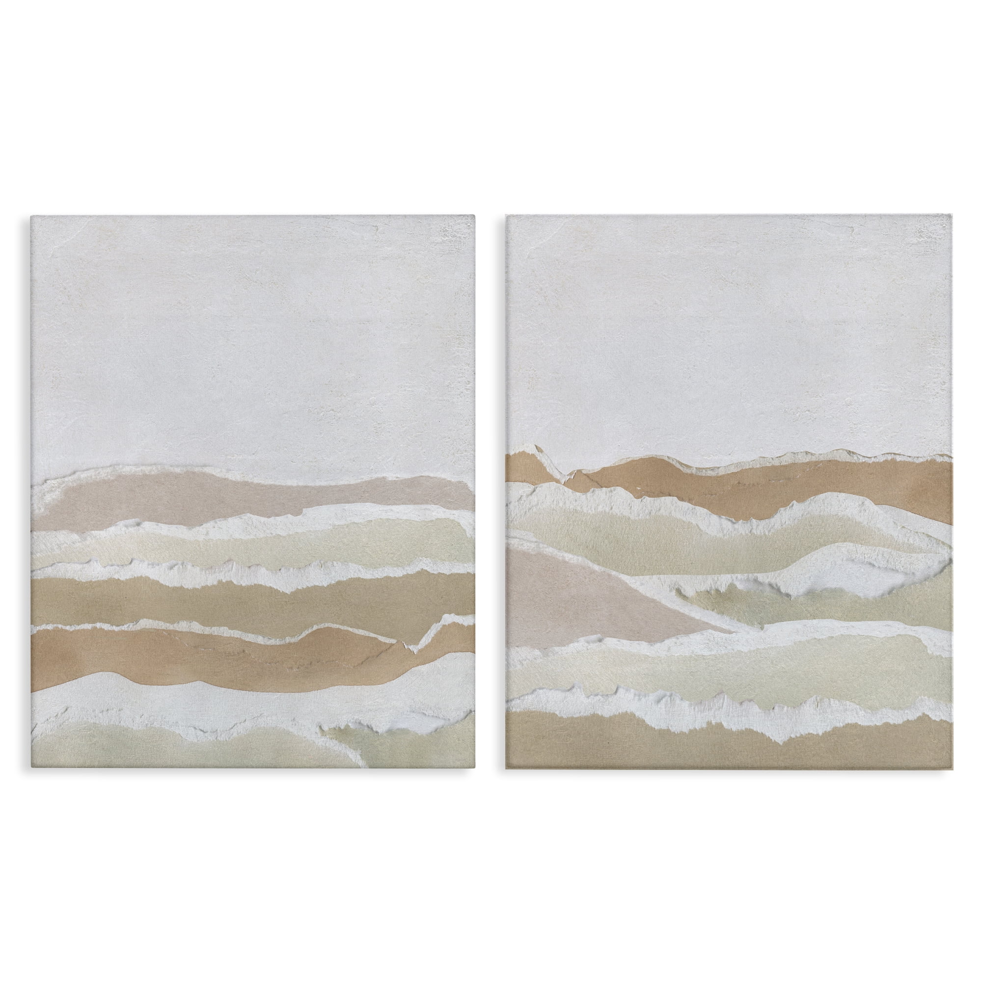 Stupell Industries Abstract Mountain Valley Abstract Painting Wrapped ...