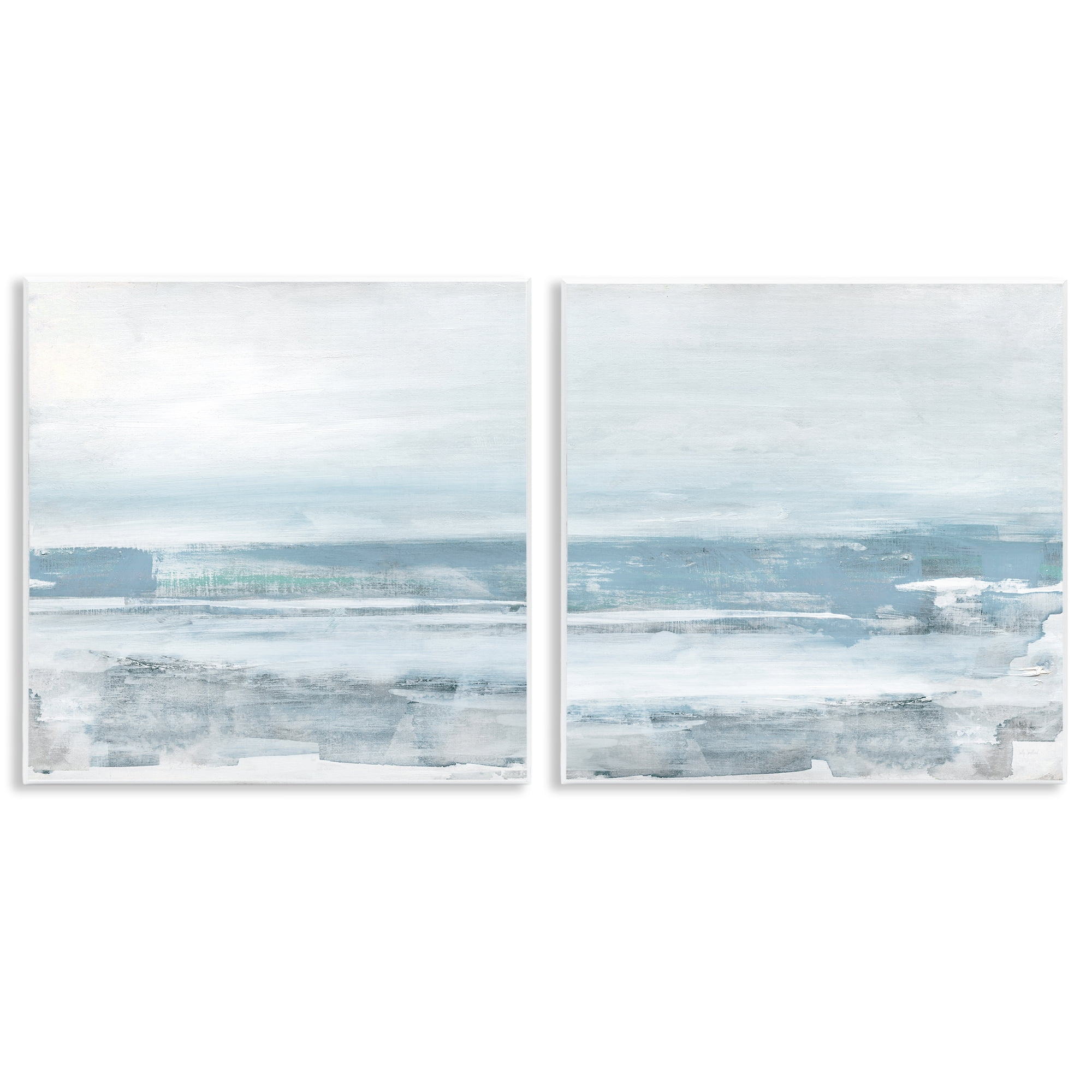 Stupell Industries Abstract Ocean Beach Abstract Painting Unframed Art ...