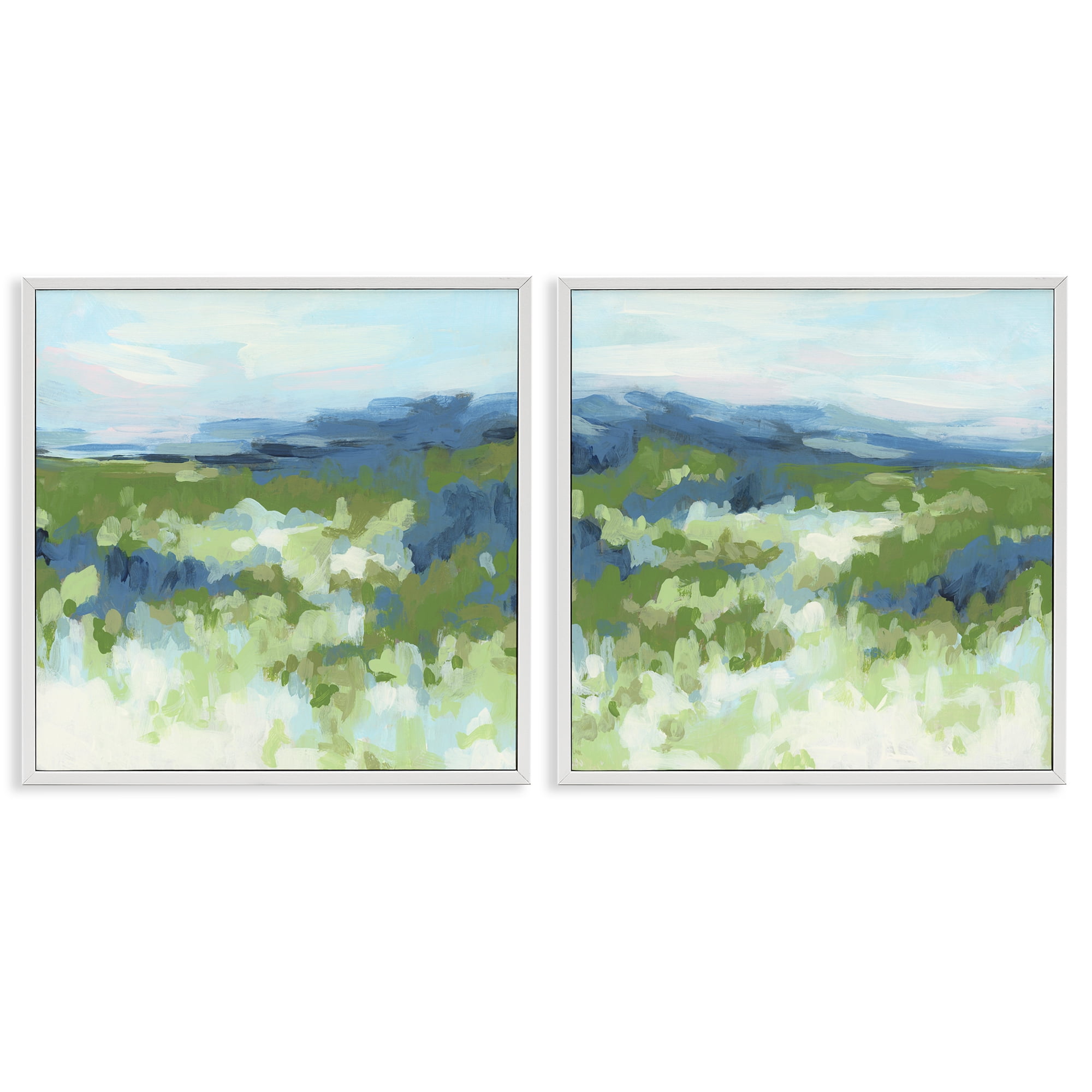 Stupell Industries Abstract Overgrown Field Landscape & Nature Painting ...