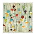 Stupell Industries Abstract Paint Drop Floral Scene Whimsical Collage ...