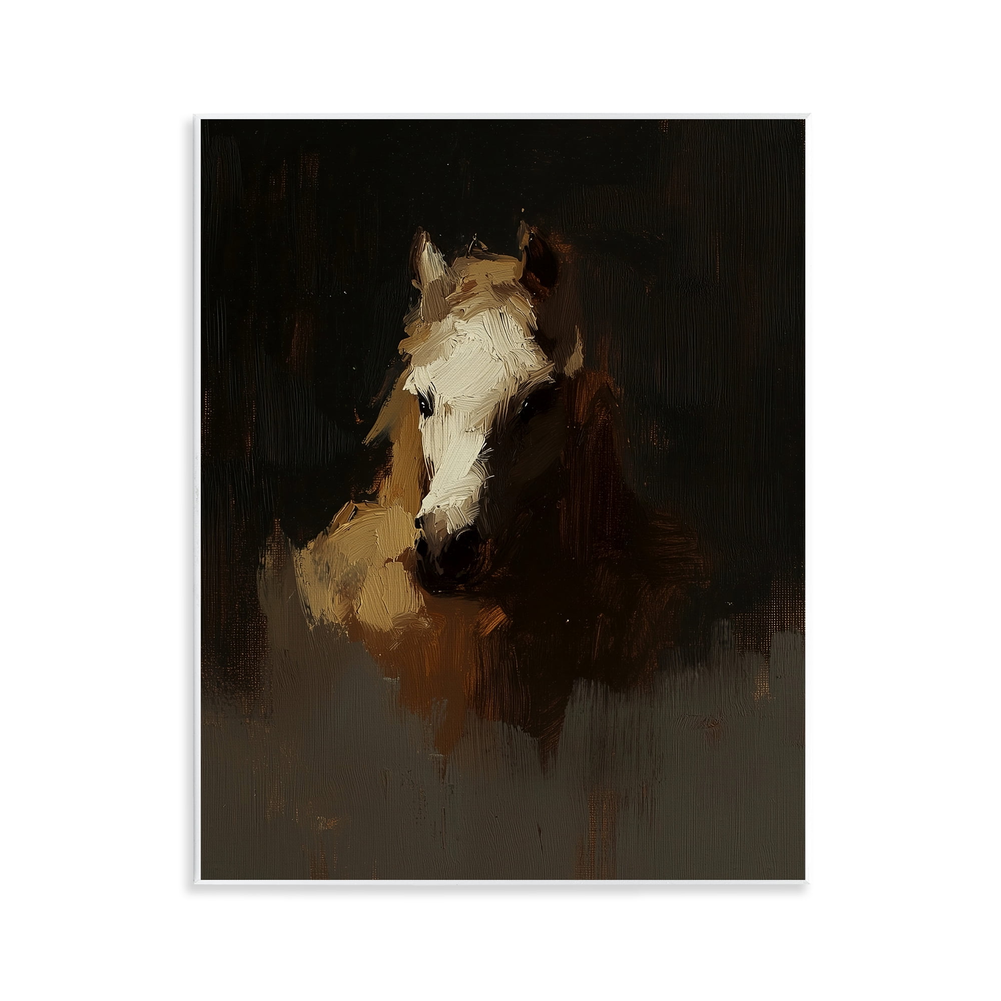 Stupell Industries Abstract Rider Horse Illusion Wall Plaque Art ...