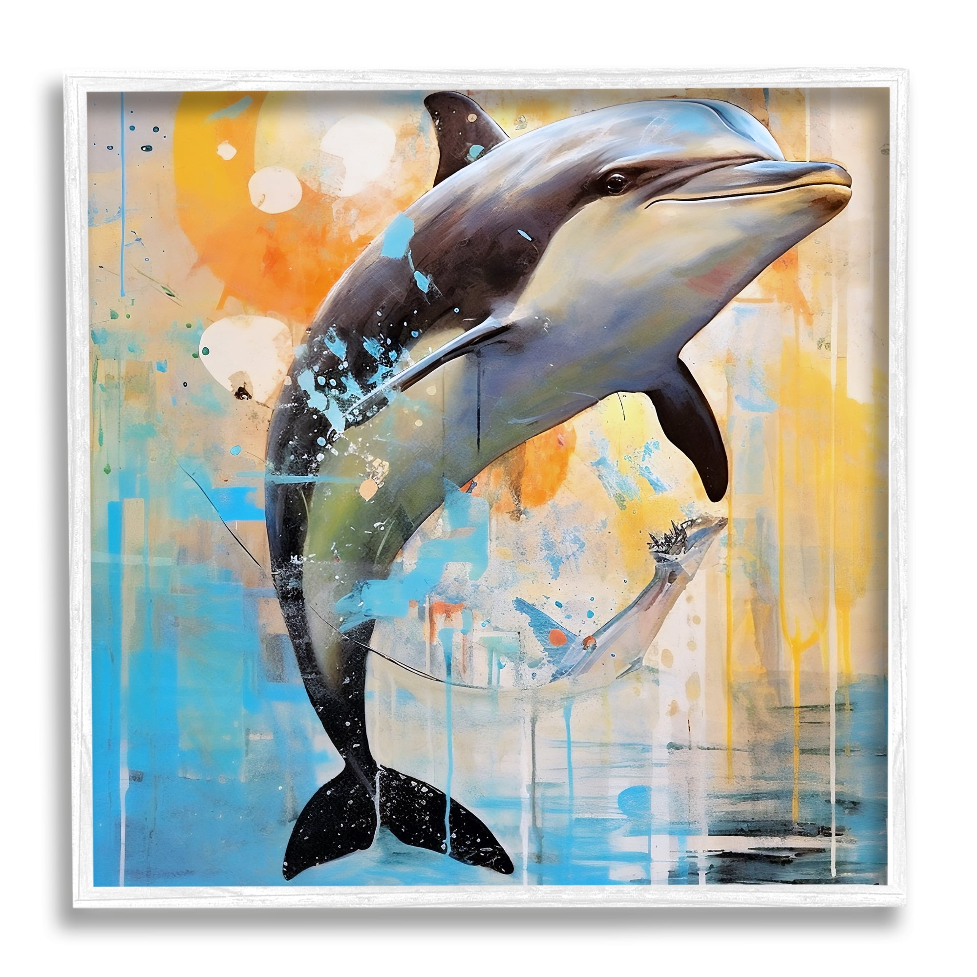 Stupell Industries Abstract Sea Life Portrait Animals & Insects ...