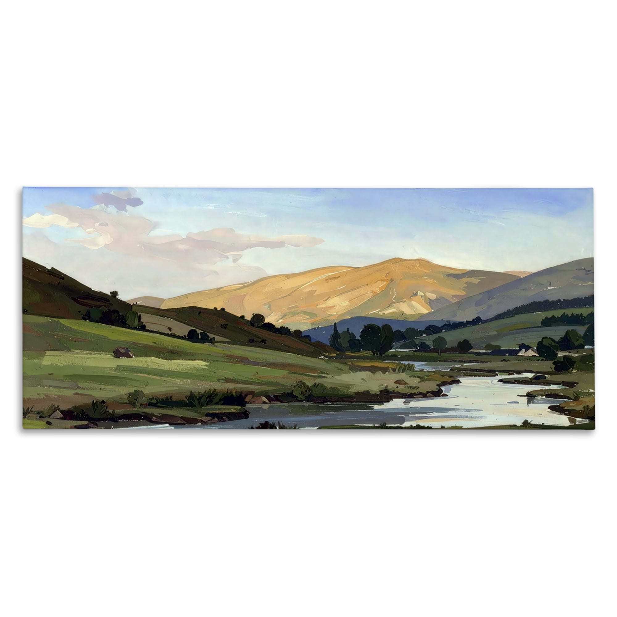 Stupell Industries Across The Valley Landscape Canvas Wall Art, design ...
