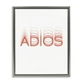 Stupell Industries Adiós Tipográfico Minimalista Typography and Symbols ...