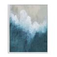 Stupell Industries Aerial Tide Abstraction White Framed Giclee Art ...