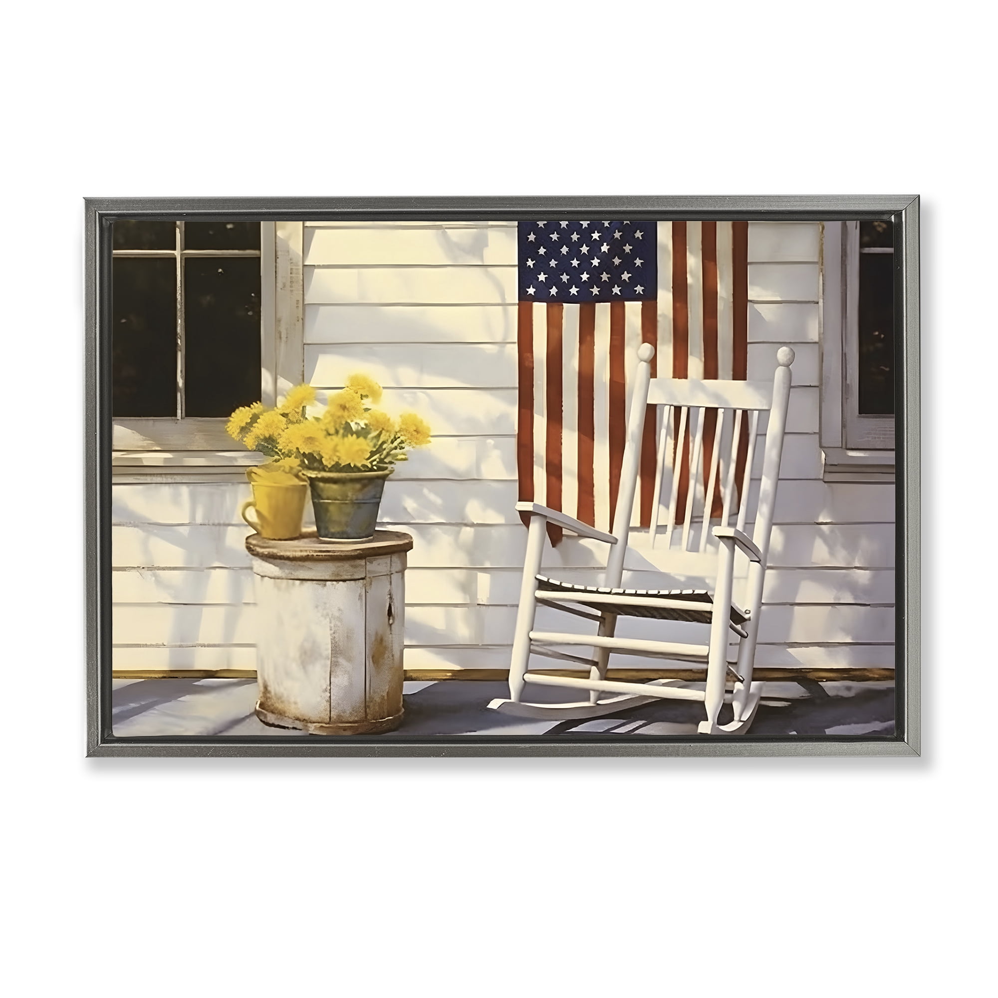Stupell Industries Americana Deco Scene Travel & Places Painting Gray ...