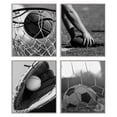 Stupell Industries Athletic Sports In Action 4 Piece Gray Framed Giclee ...