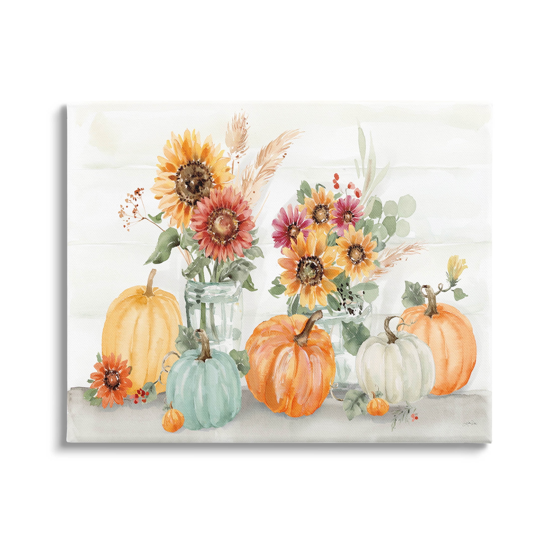 Stupell Industries Autumn Ramble Country Bouquets Graphic Art Gallery ...