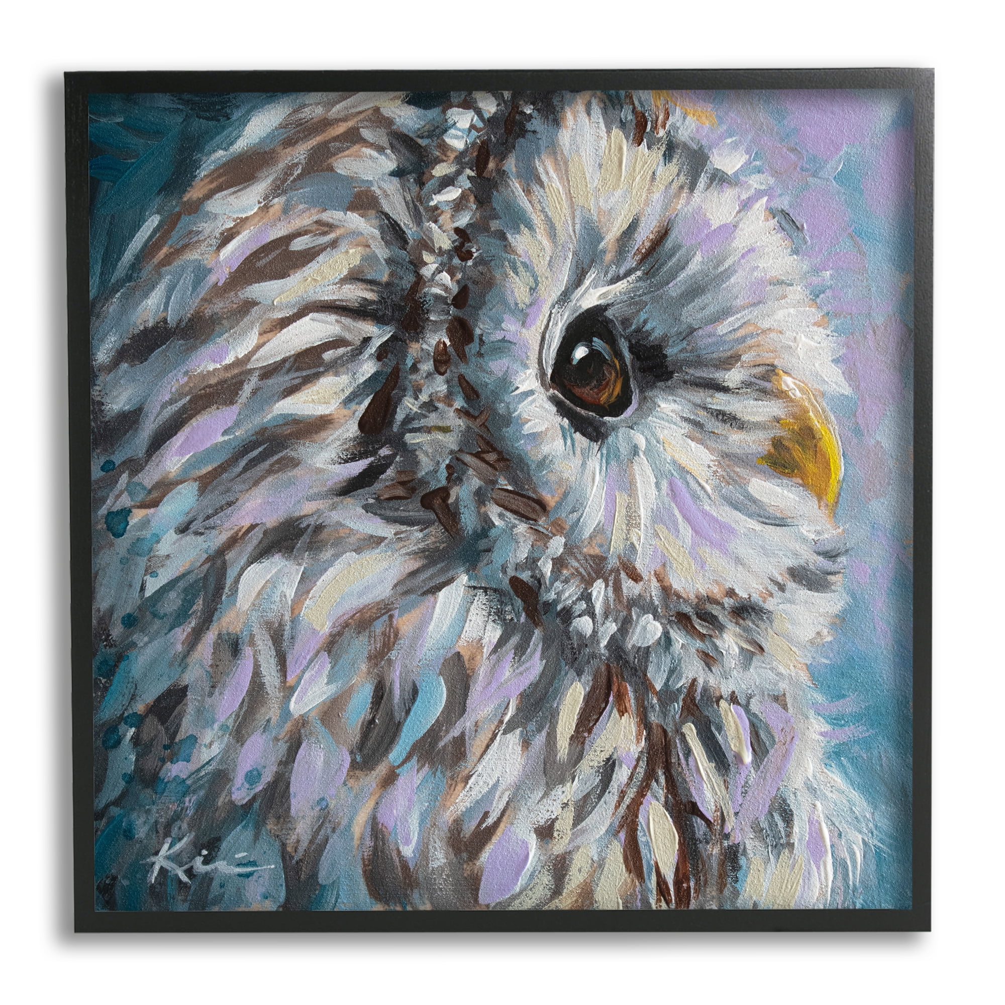 Stupell Industries Barn Owl Painting Modern Animal Wall Art - Walmart.com