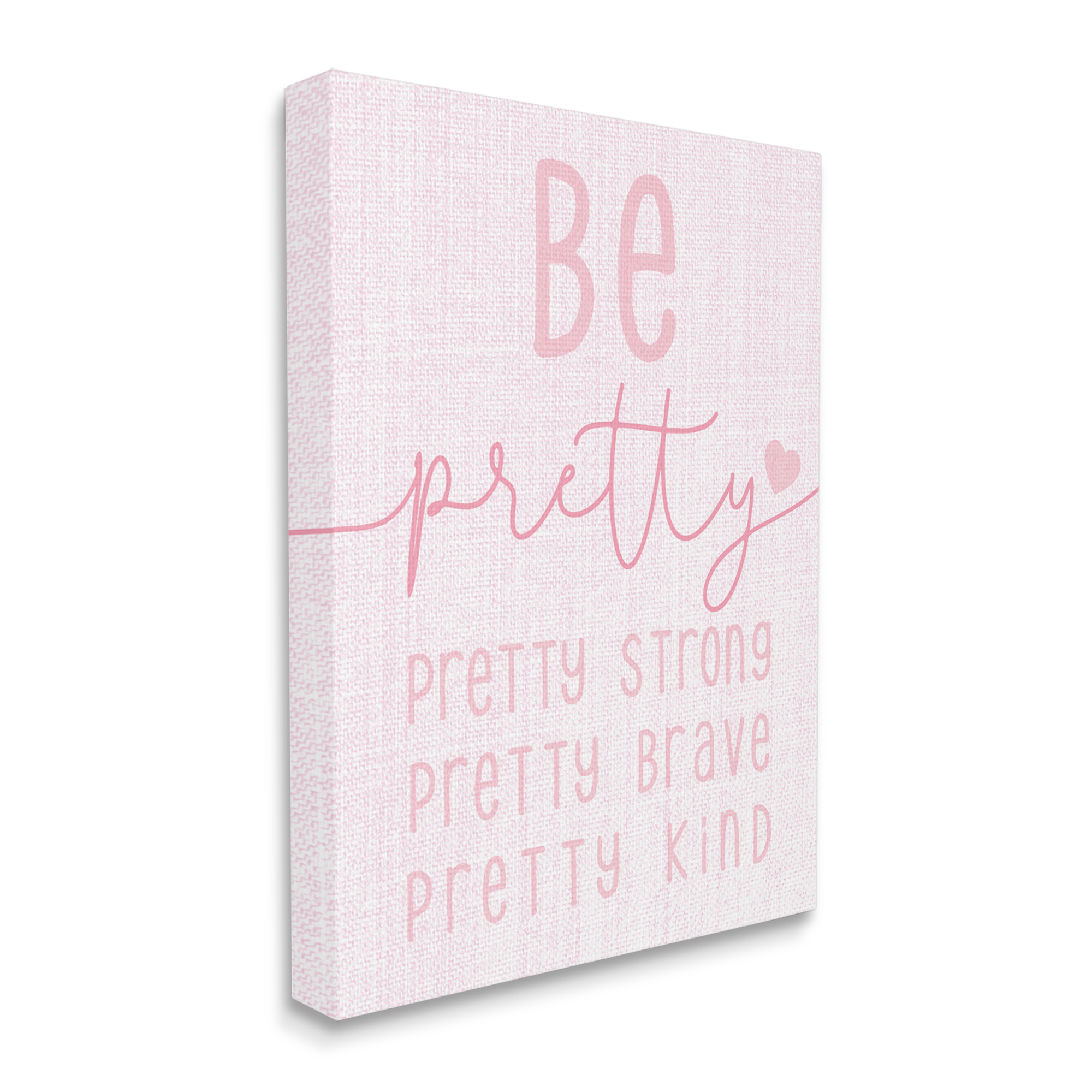 Stupell Industries Be Pretty Strong Brave Kind Phrase Motivational Kids ...