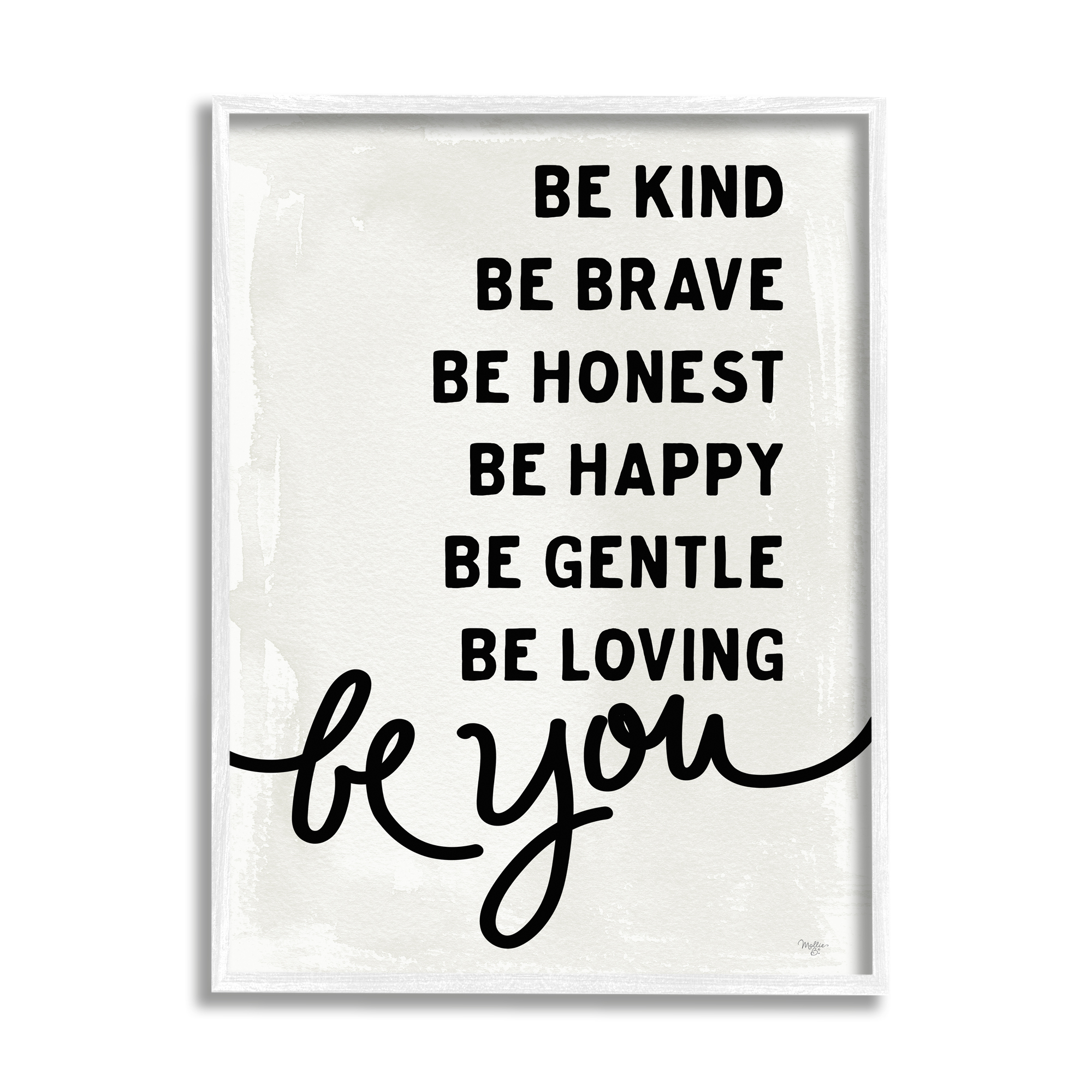 Stupell Industries Be You Motivational Self Love Text Phrase Graphic ...