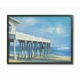 Stupell Beach Boardwalk Ocean Blue Landscape Painting - Walmart.com