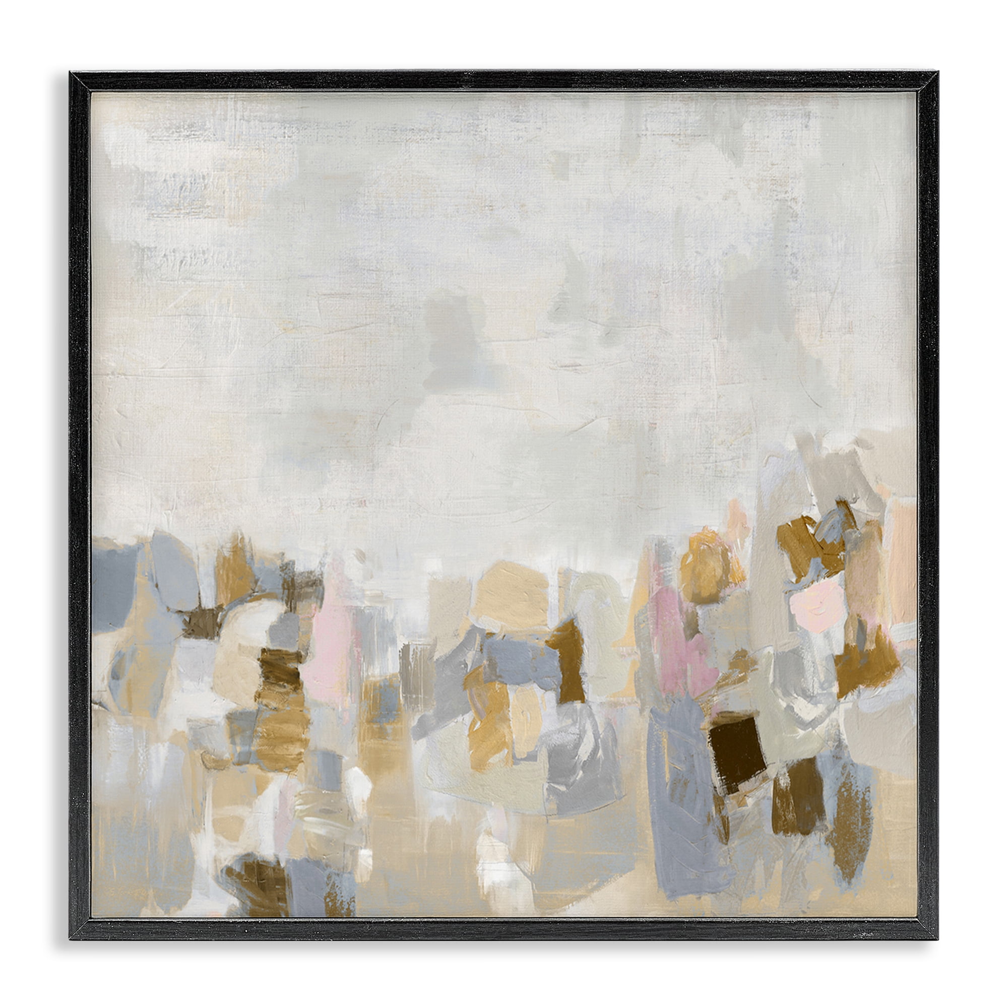 Stupell Industries Beige Southwestern Rustic Abstract Painting Black ...
