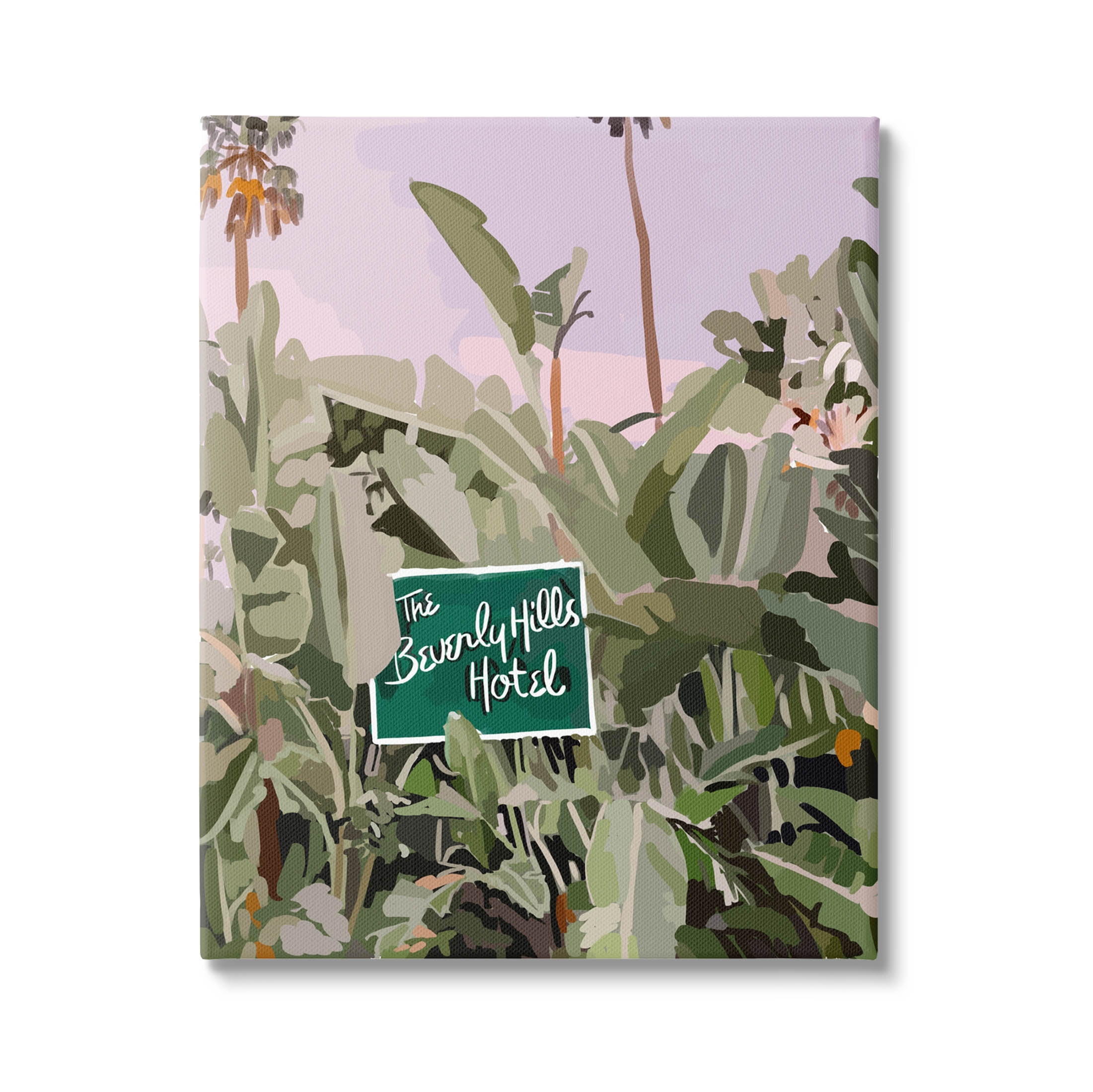 Stupell Industries Beverly Hills Tropical Vacation Graphic Art Gallery ...