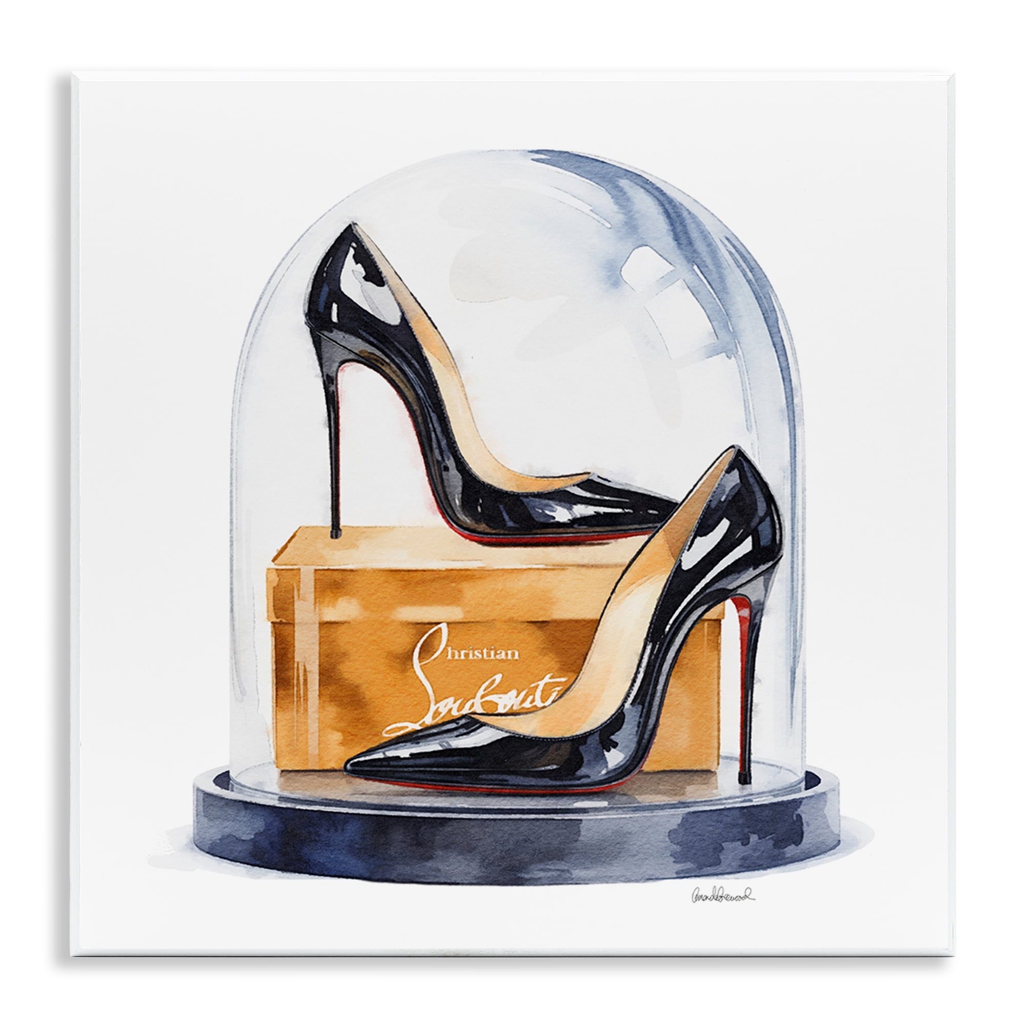 Stupell Industries Black High Heels Dome Wall Plaque Art, design by ...
