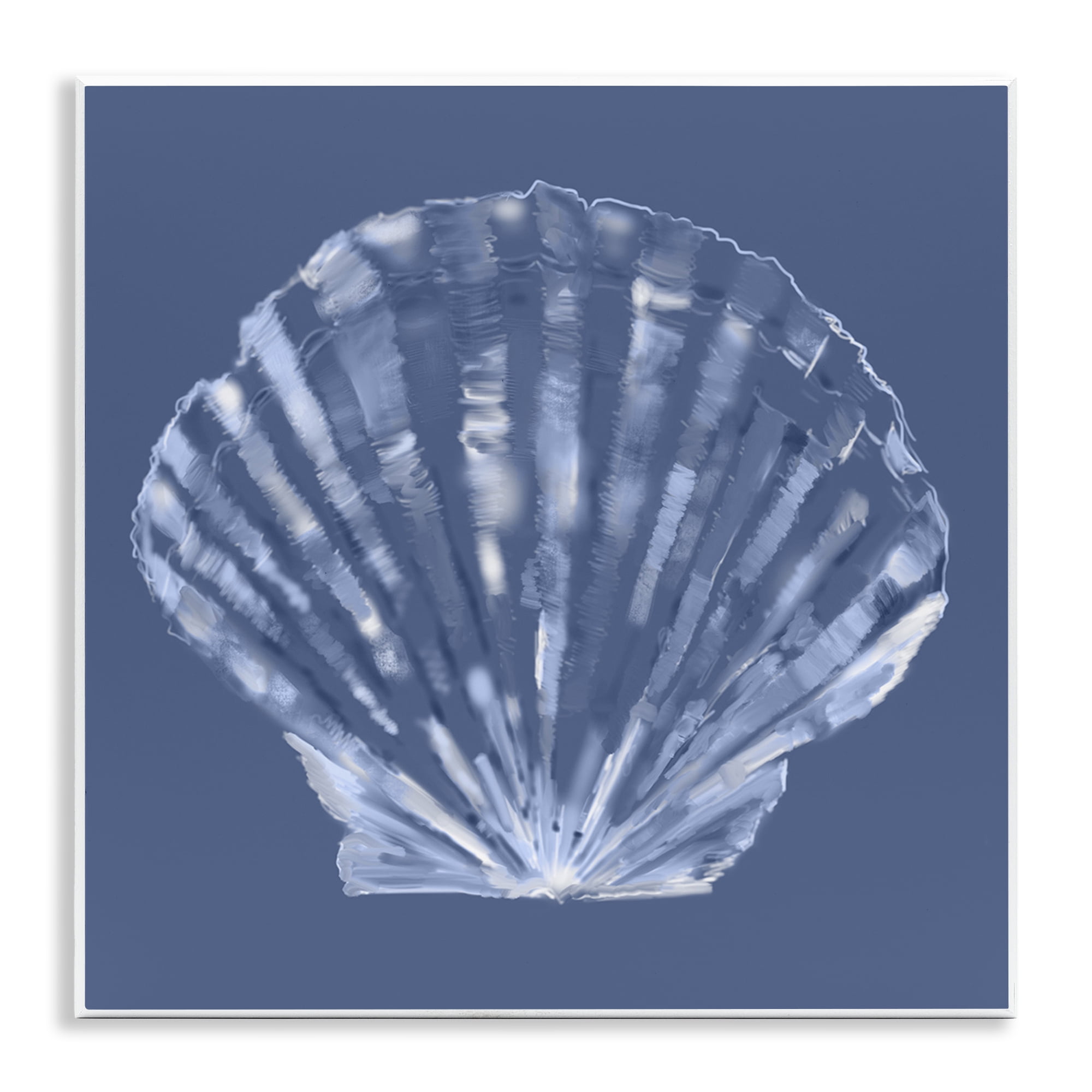 Stupell Industries Blue Nova Seashell Animals & Insects Painting ...