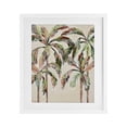 Stupell Industries Blushing Palm Tree Canopy White Framed Print Under ...