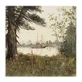 Stupell Industries Boating View Through Trees Canvas Wall Art, design ...