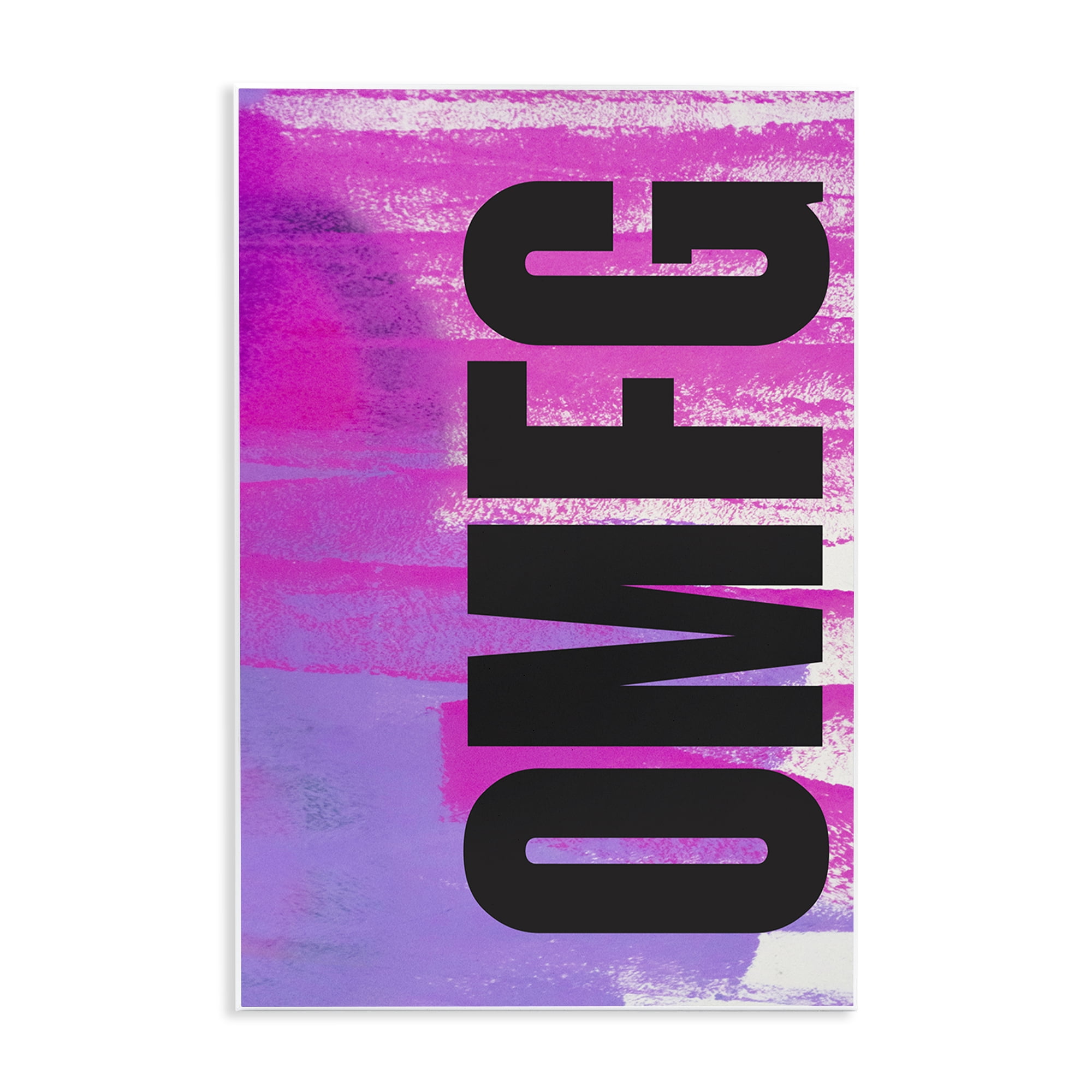 Stupell Industries Bold OMFG on Abstract Quotes and Sayings Painting ...
