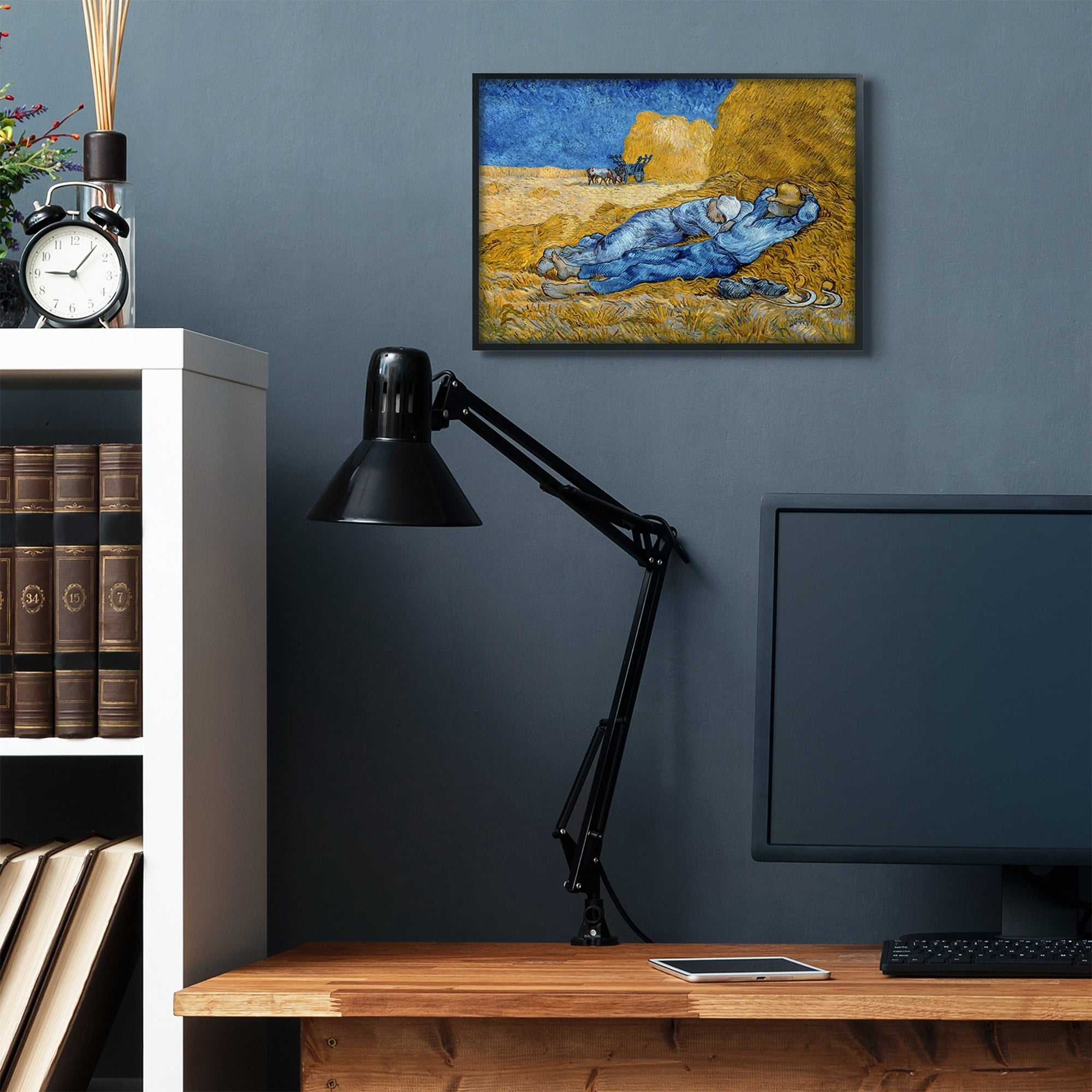 Stupell Industries Break Time Yellow Blue Van Gogh Classical Painting ...