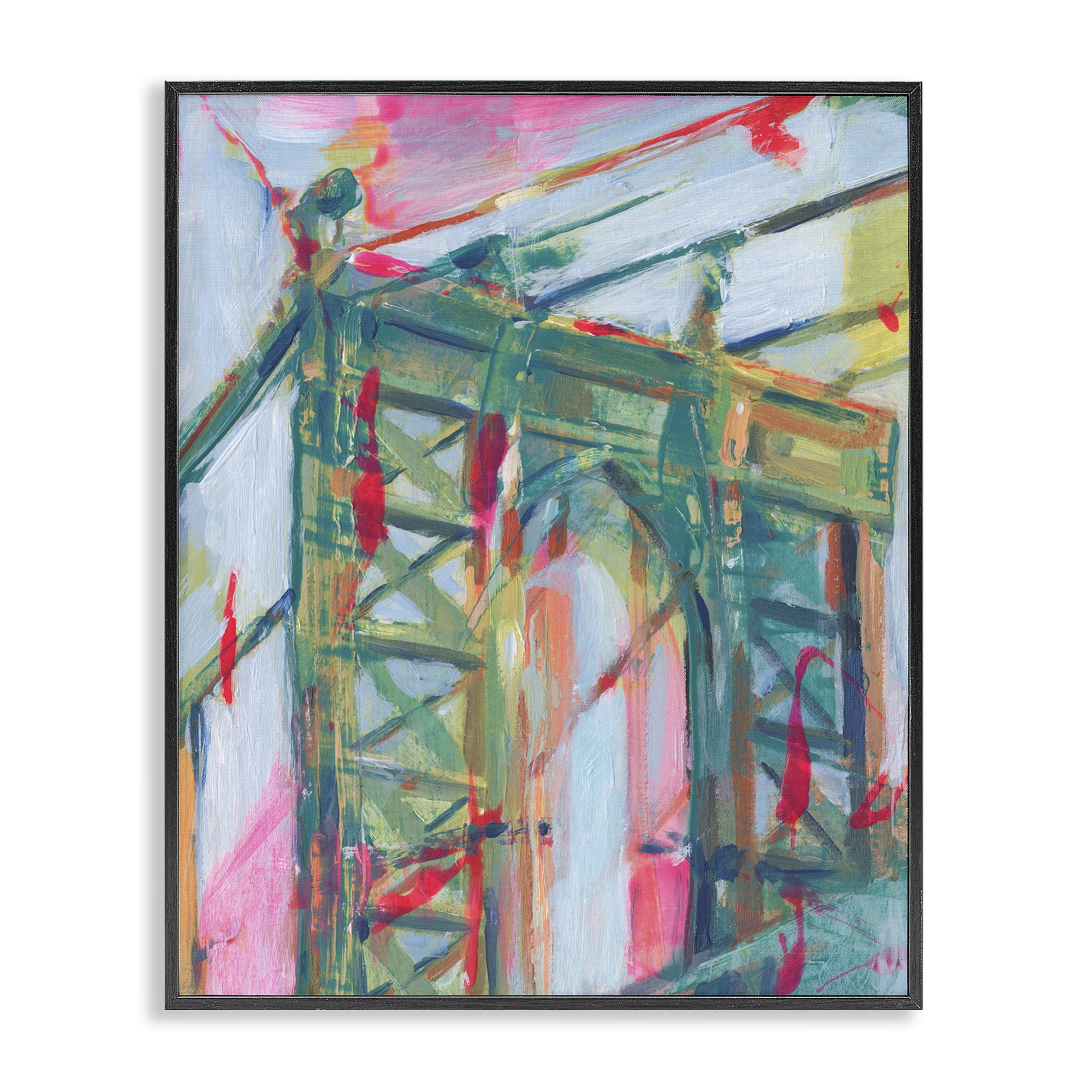 Stupell Industries Bridge Arch Abstraction Buildings & Architecture ...