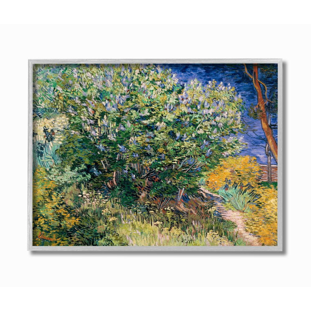 Stupell Industries Bush On The Water Green Blue Van Gogh Classical ...