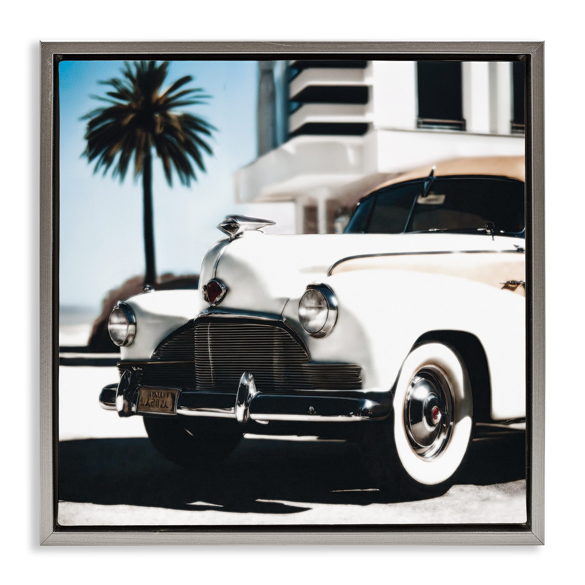 Stupell Industries California Cruise Car Transportation Painting Gray ...