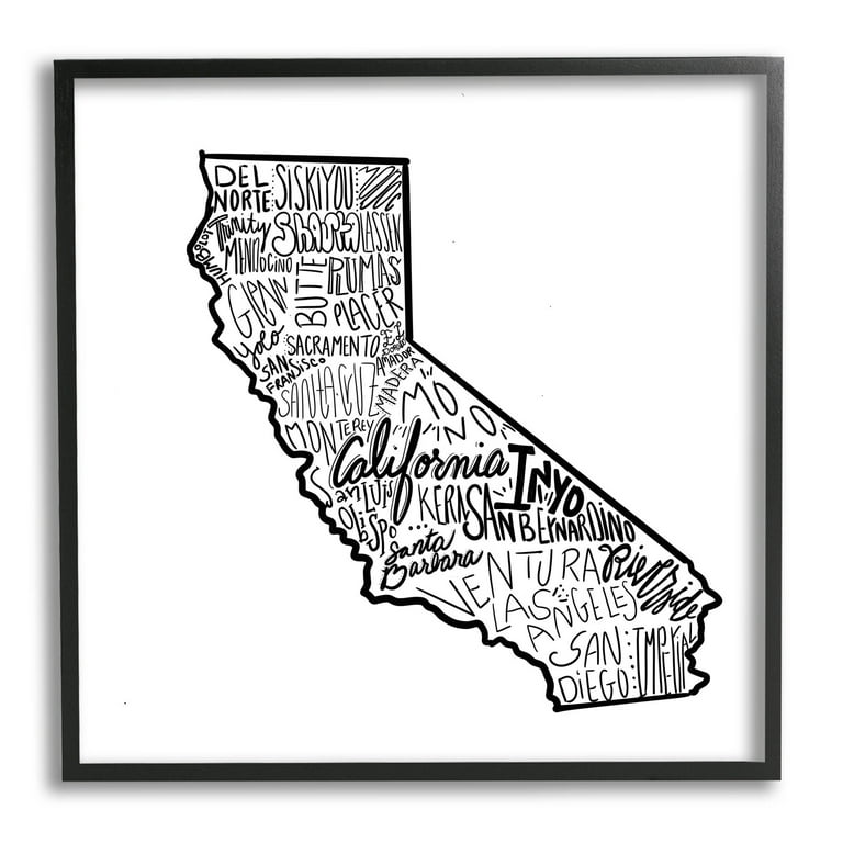 Printable California State Map - Dreddy Kimberlee Printable California State Map - Dreddy Kimberlee