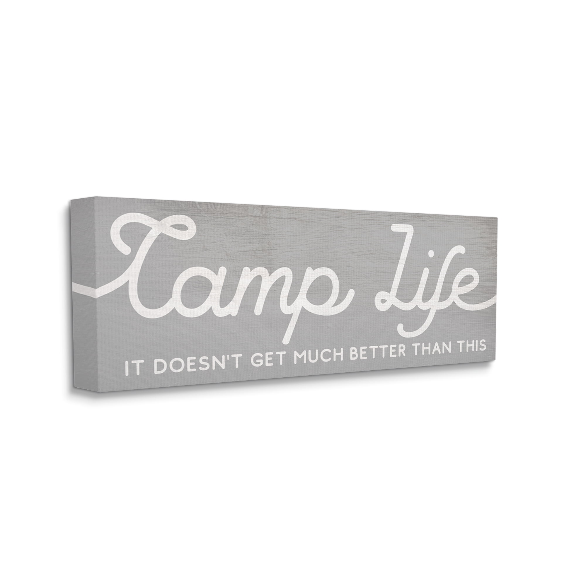 Stupell Industries Camp Life Better Than This Phrase Adventure ...