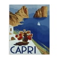 Stupell Industries Capri Island Cliffs Canvas Wall Art, design by Lil ...