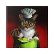 Cat Prance Painting Print on Wrapped Canvas - Walmart.com