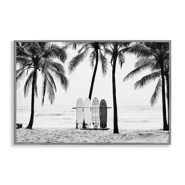 Stupell Industries Centered Surf Boards View Nautical & Beach ...