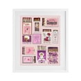 Stupell Industries Champagne & Cocktail Matchboxes White Framed Print ...