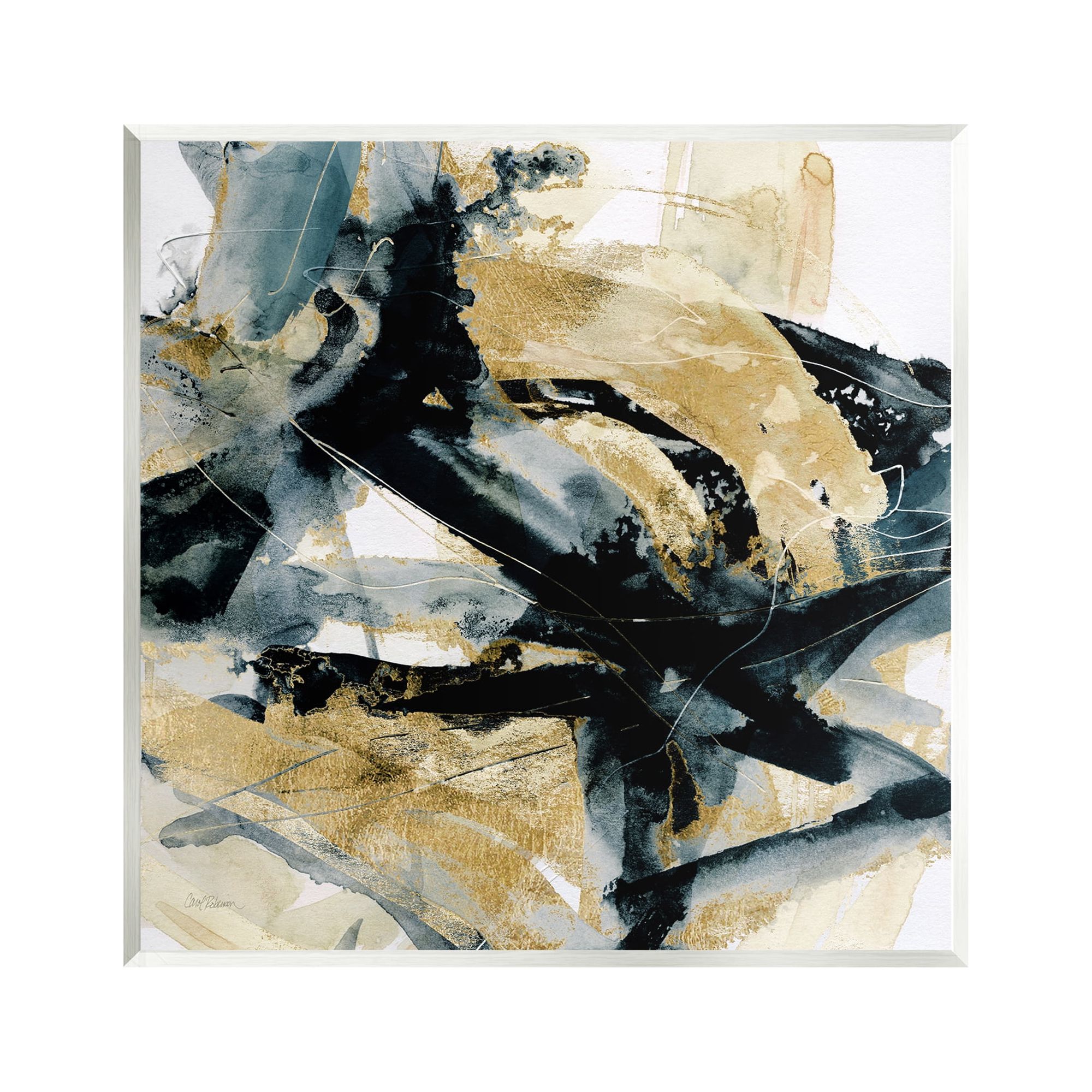 Stupell Industries Abstract Painting - Black Glam Wall Art - Walmart.com