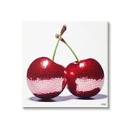 Stupell Juicy Red Cherries Close Up Food & Beverage Painting Gallery ...