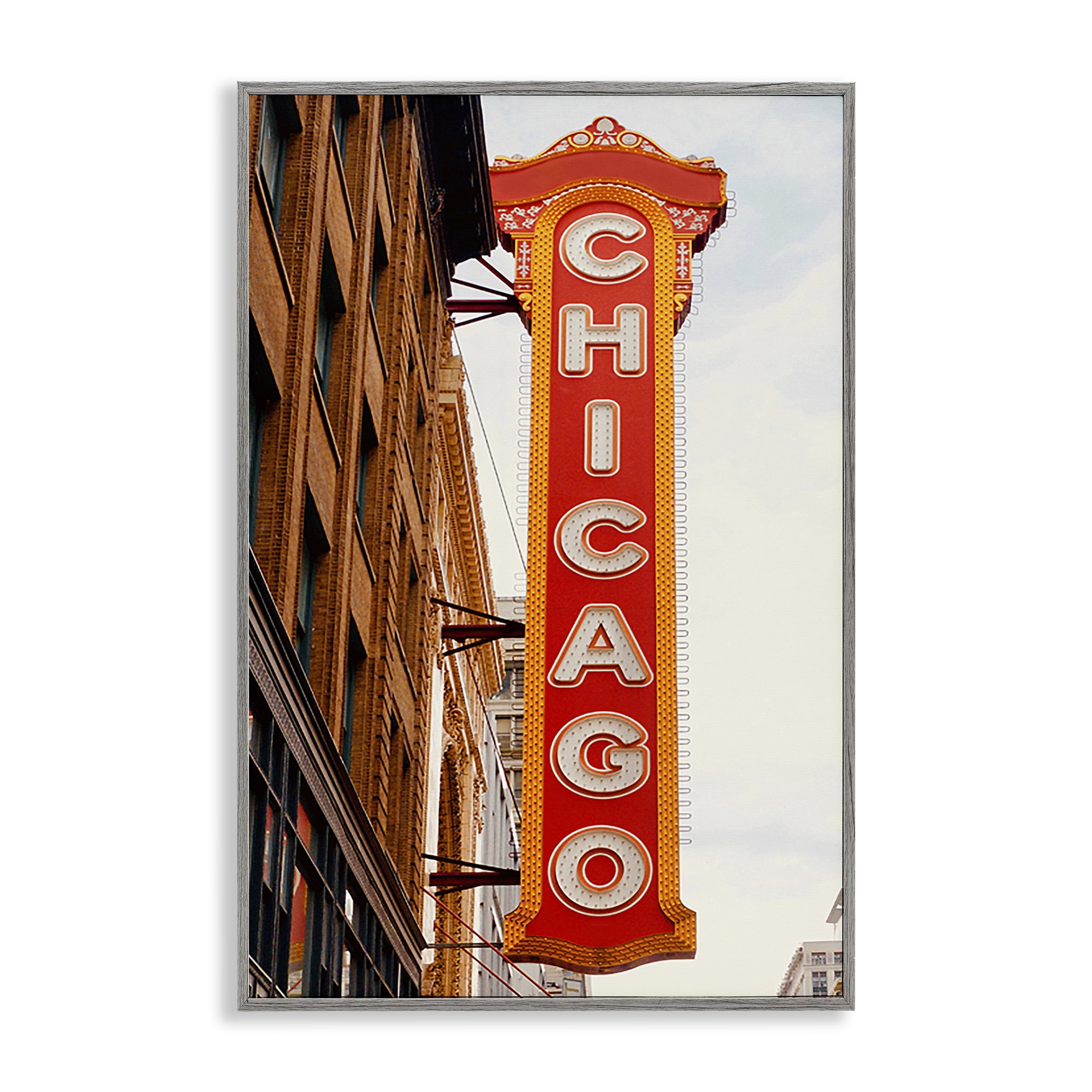 Stupell Industries Chicago City Sign Cities & Countries Photography ...