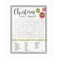 Stupell Industries Christmas Word Search Holiday Activity Text Design ...