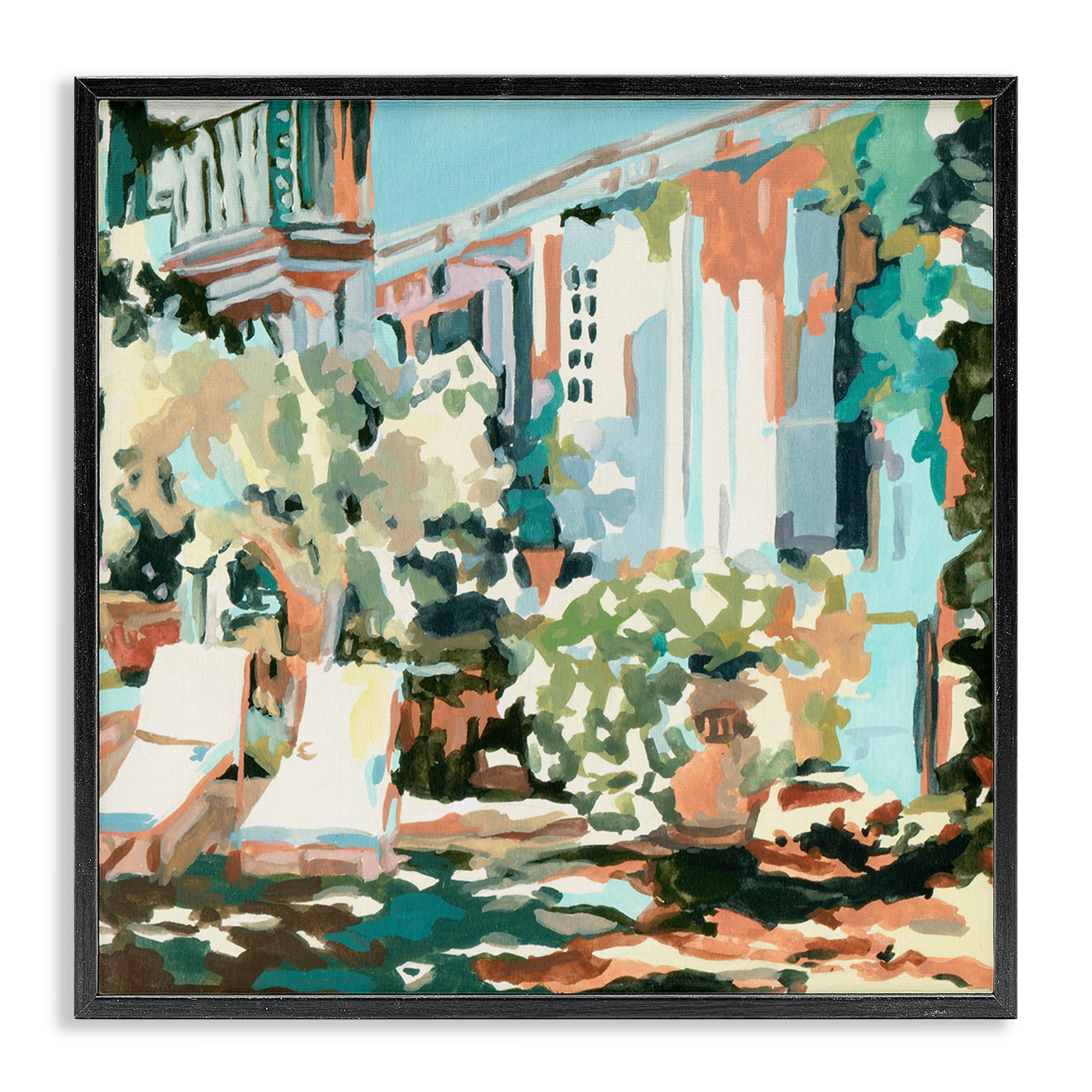 Stupell Industries City Street Abstraction Scenic & Cityscapes Painting ...