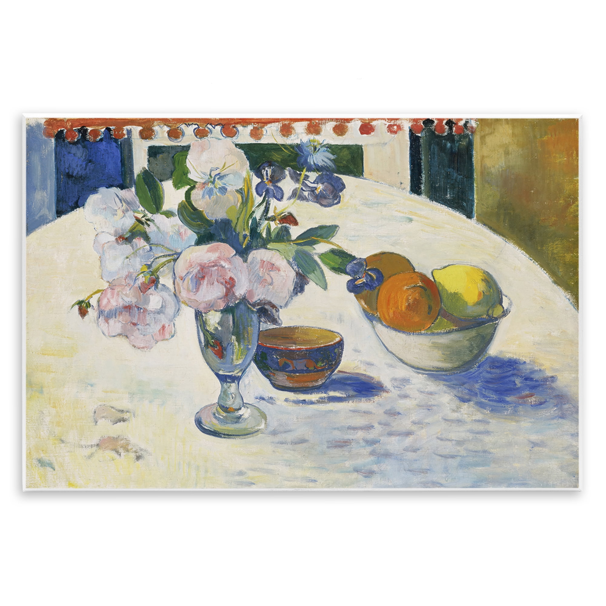 Stupell Industries Classic Gauguin Flowers & Fruit Bowl Food & Beverage ...