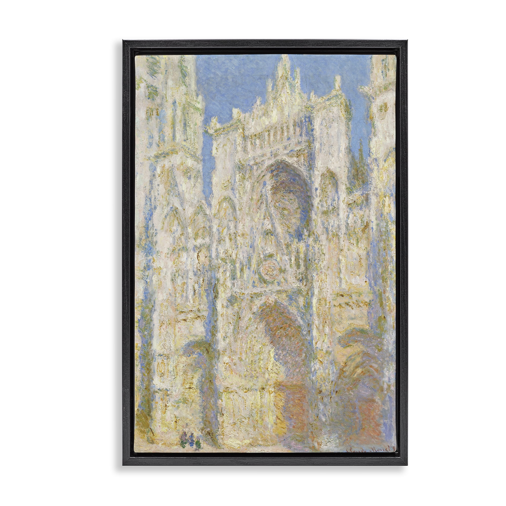 Stupell Industries Classic Monet Cathedral Façade Buildings ...