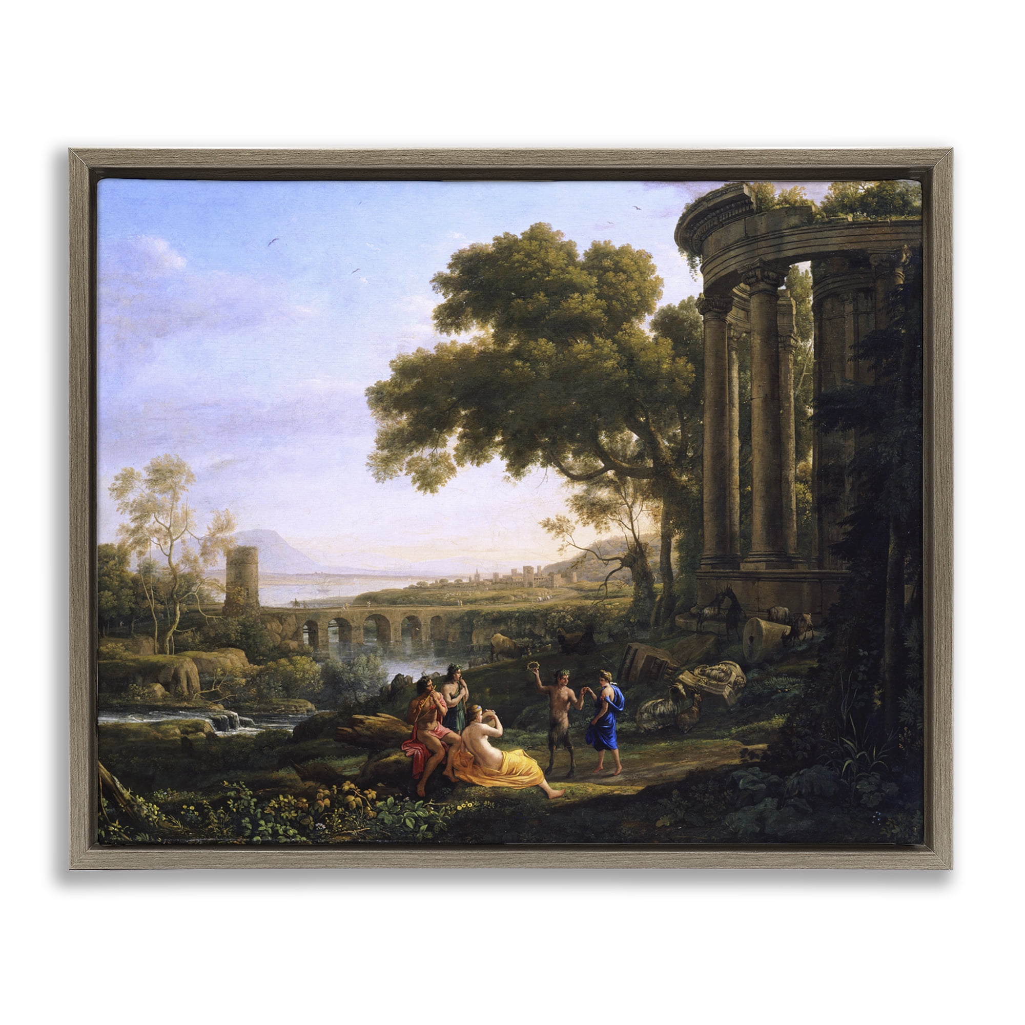 Stupell Industries Classic Nymph & Satyr Dancing Landscape & Nature ...