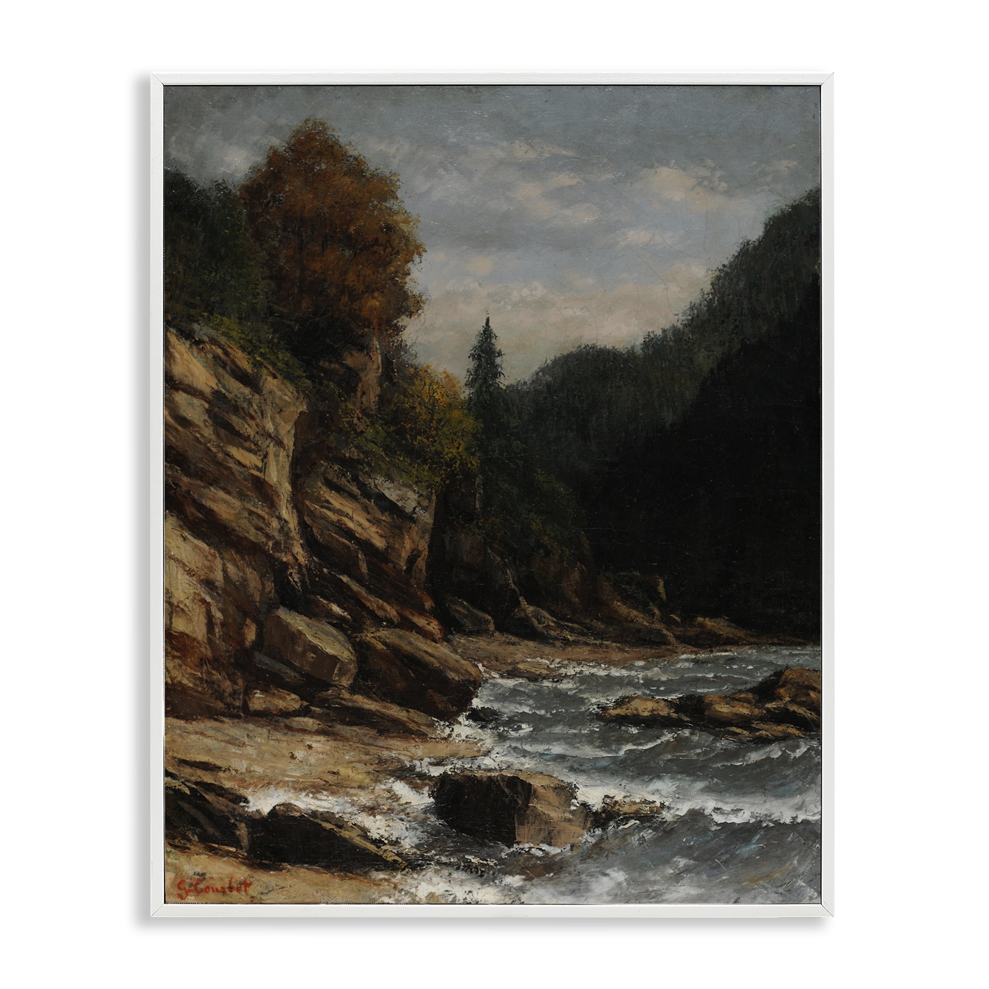 Stupell Industries Classical Ocean Tide Landscape & Nature Painting ...
