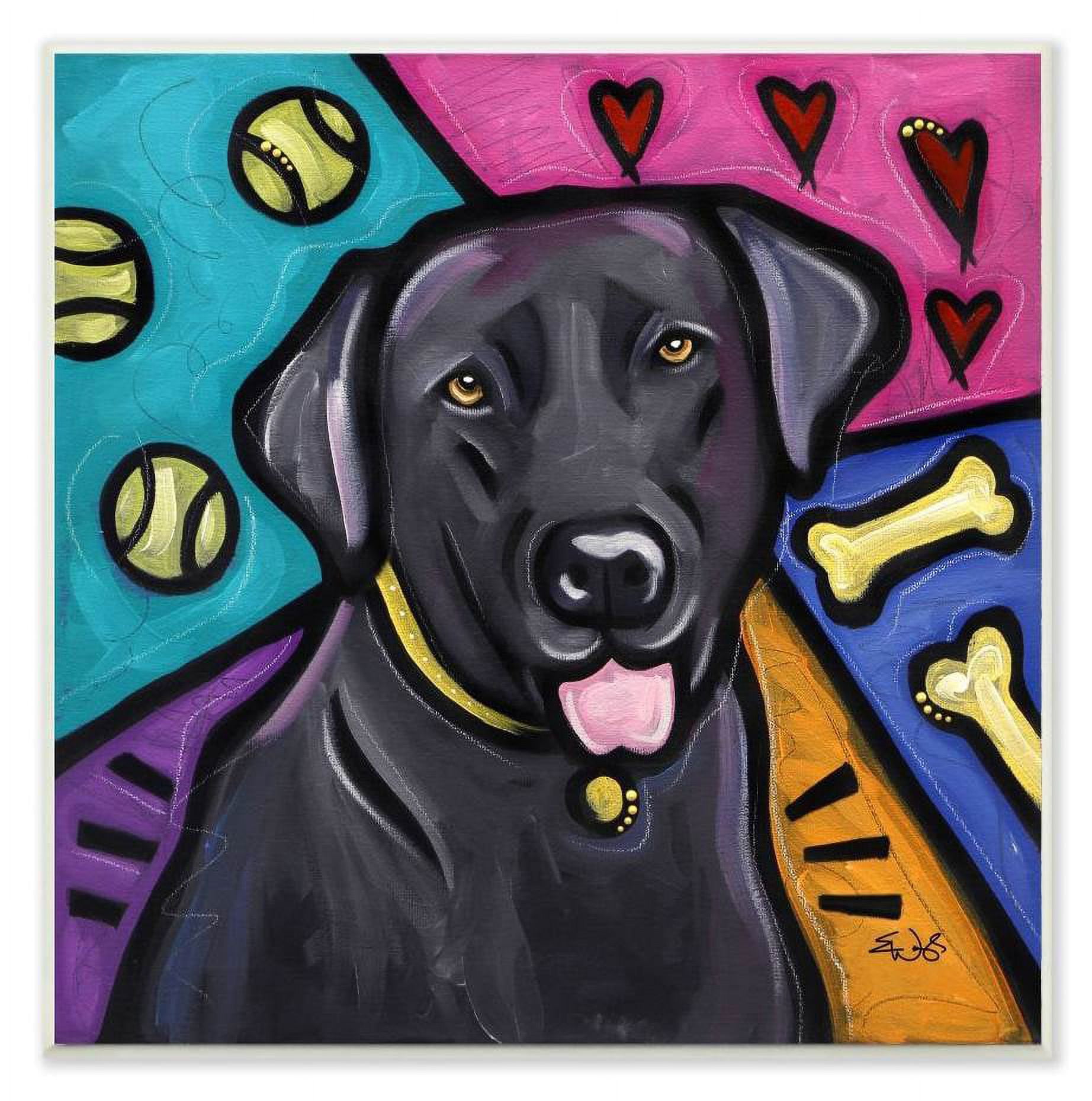 Stupell Industries Labrador Dog Wall Plaque - 12x12 Inches - Walmart.com