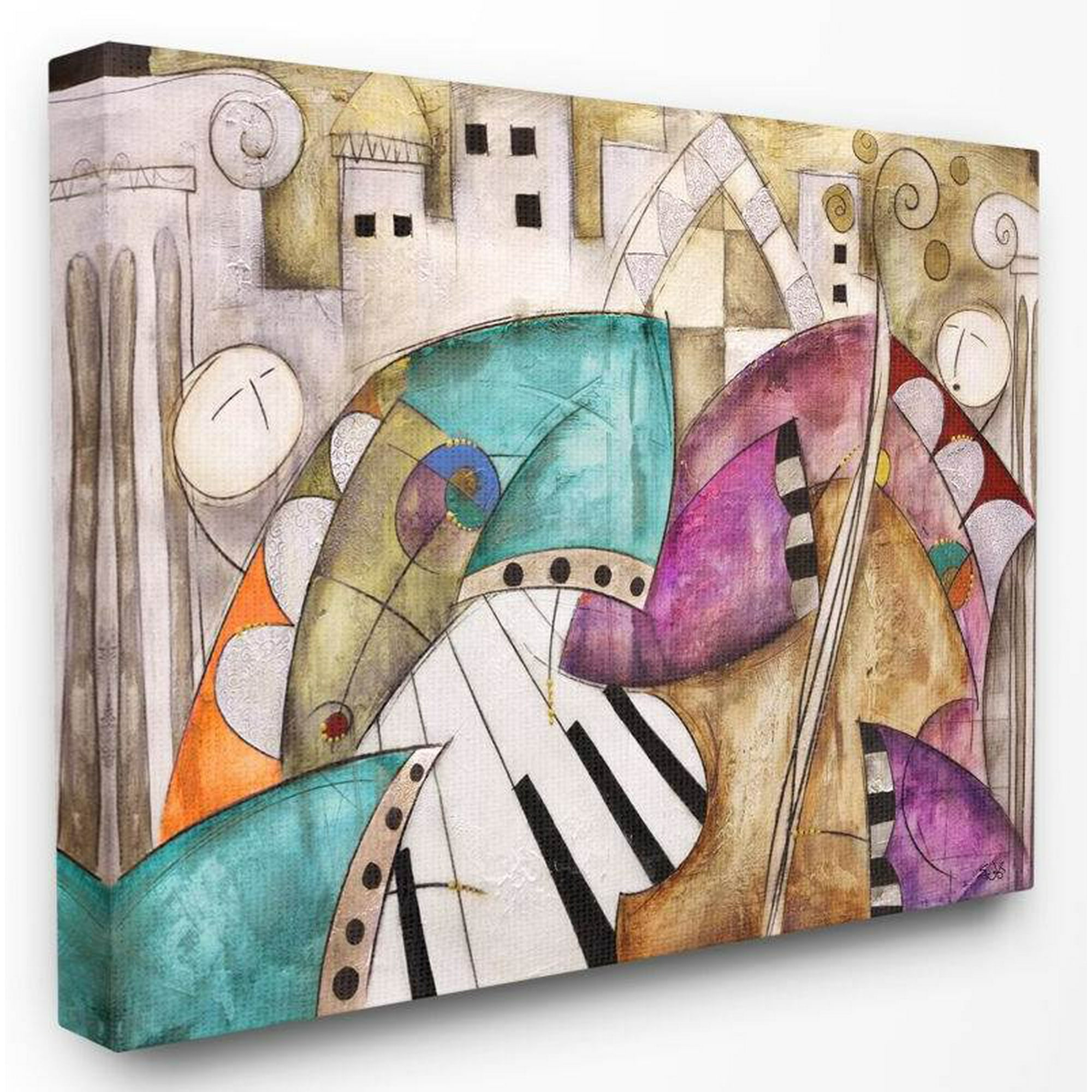 Abstract Jazz Band Art